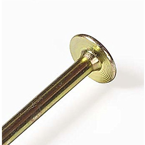 100 mm Bolts and Half-Moon/Crescent/Lunar Nuts B100 by Palace Imports, Pack of 4. 1/4 Inch Thread. Best for Made in Brazil Beds/Bunk Beds with 2.5 Inch Posts.