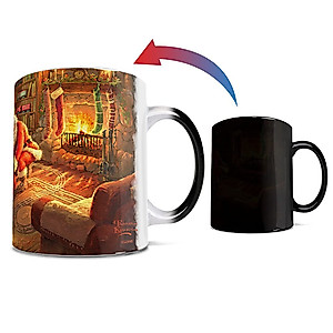 Morphing Mugs Thomas Kinkade Studios – Lionel – Santa’s Special Delivery – Trainset – Toys – One 11 oz Color Changing Ceramic Mug – Image Revealed When HOT Liquid Is Added!