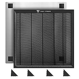 OUYZGIA Honeycomb Laser Bed 500x500mm Steel Honeycomb Board Cutting Table for Laser Cutter Engraver, Honeycomb Working Table with Metal Base (19.68” x19.68”)