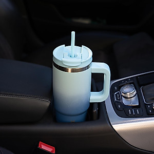 BJPKPK 30 oz Insulated Tumbler With Lid And Straw Stainless Steel Tumblers Cup With Handle For Women And Men,Day And Night