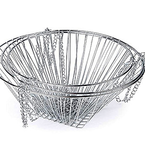 YYTONG 3 Tier Fruit Basket Hanging Heavy Duty Metal Fruit Baskets Bowl Vegetable Organizer for Kitchen, Detachable Vegetable Storage Fruit Stand Holder, Countertop Space Saver (Silver)