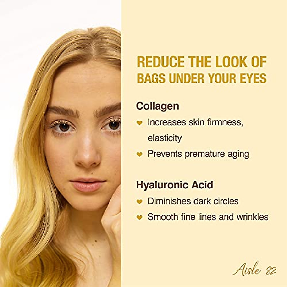 30 Pairs Under Eye Patches - 24K Gold Eye Mask - Under Eye Mask for Dark Circles Under Eye Treatment for Women – Collagen Gold Eye Masks for Dark Circles and Puffiness - Under Eye Bags Treatment