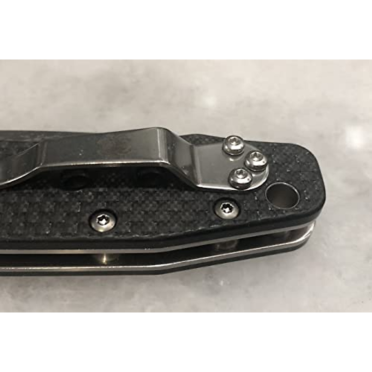 Stainless Steel Pivot Scale & Pocket Clip Screws for Spyderco Smock C240CFP