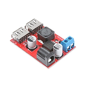NOYITO 5V 3A Dual USB Power Supply Module DC12V 24V 36V 6-40V Buck to 5V Dual USB Output Charger Regulators