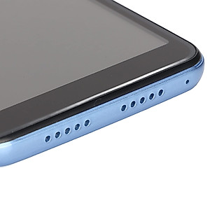 Luqeeg Unlocked Android Smartphone - 5.45 Inch HD Touch Screen, Ultra Thin Cell Phone with Dual Core Processor, Face Recognition, 512MB+4GB, 128GB Expandable, Long Lasting Battery (Blue)