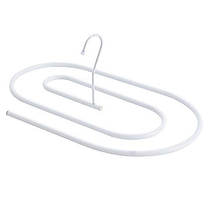 Garneck Metal Clothes Hanger Spiral Shaped Drying Rack Laundry Stand Hanger Rotating Hangers Quilt Coverlet Blanket Clothes Rack Space-Saving Rack Folding Clothes Rack