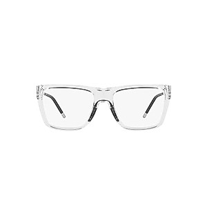 Oakley Men's Ox8028 Nxtlvl Square Prescription Eyewear Frames, Polished Clear/Demo Lens, 58 mm