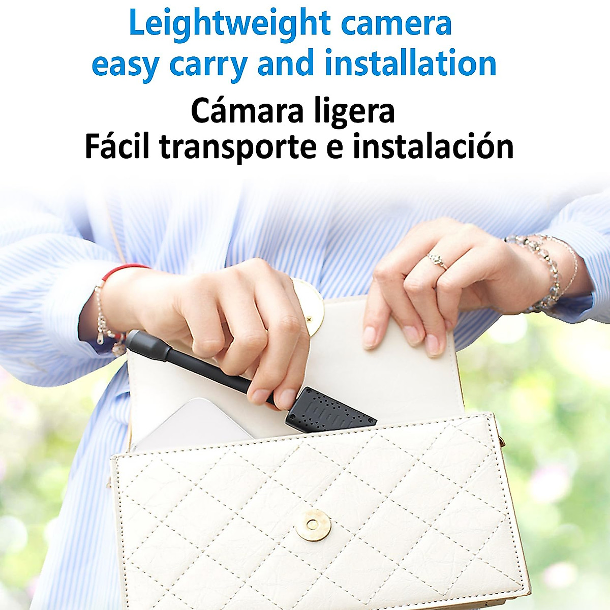 Small Spy Hidden Camera,Rettru HD Portable IP Security Camera with Motion Detection,Cloud Storage,Remote Monitoring for iOS/Android Phone APP