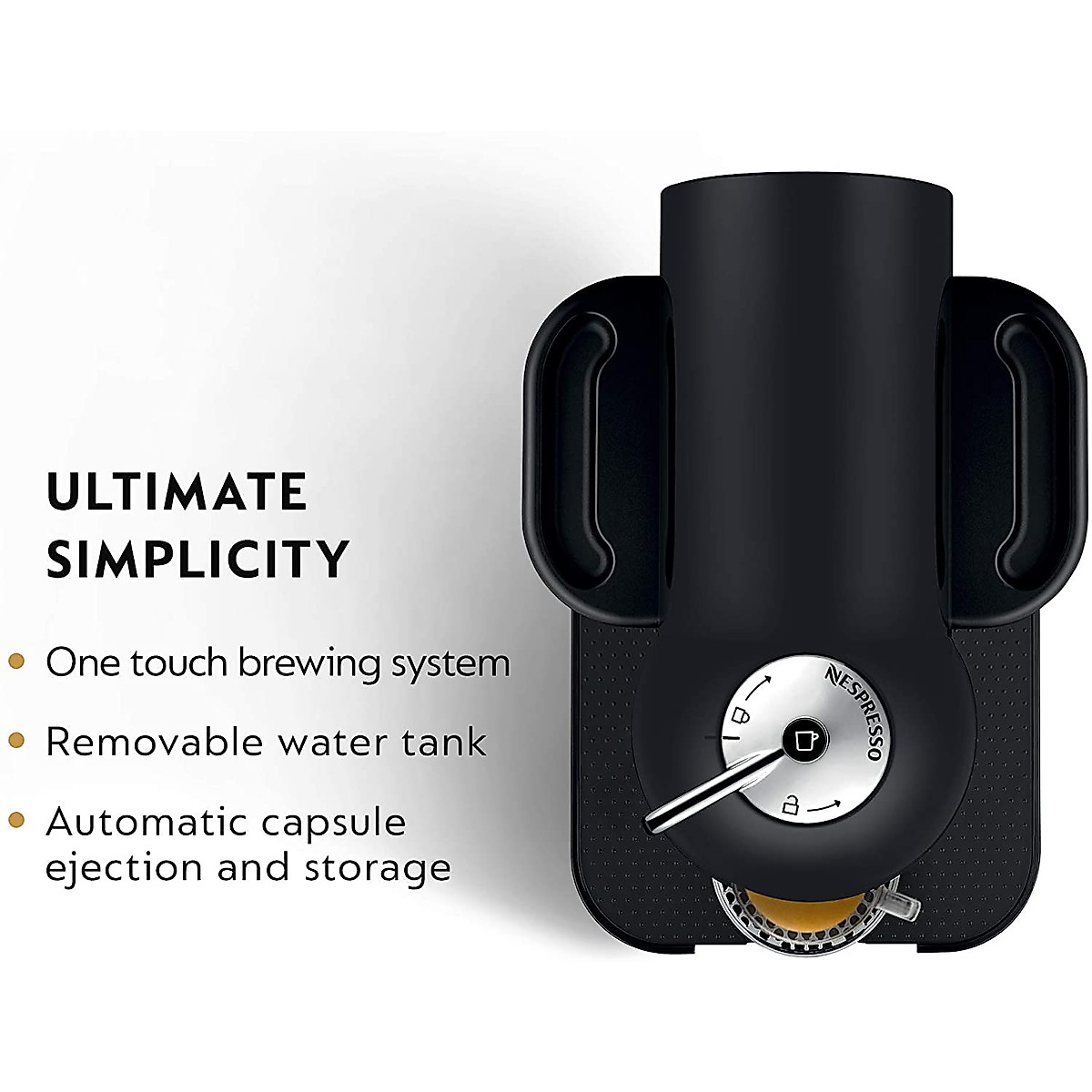 Nespresso Vertuo Coffee and Espresso Machine by Breville, Matte Black