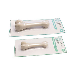 FamilyPet Nylon Chew Toy L, Durable Bone, Chicken Taste, Teeth Toy, Dental Chew Toy for Small and Medium Dogs