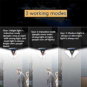 ROLTIN 102 LED Solar Wall Lamp Body Induction Garden Lamp Villa Waterproof Outdoor Inflammation Street Lamp Sconce Sconces Wall Light Reading Lamp Headboard Surviving