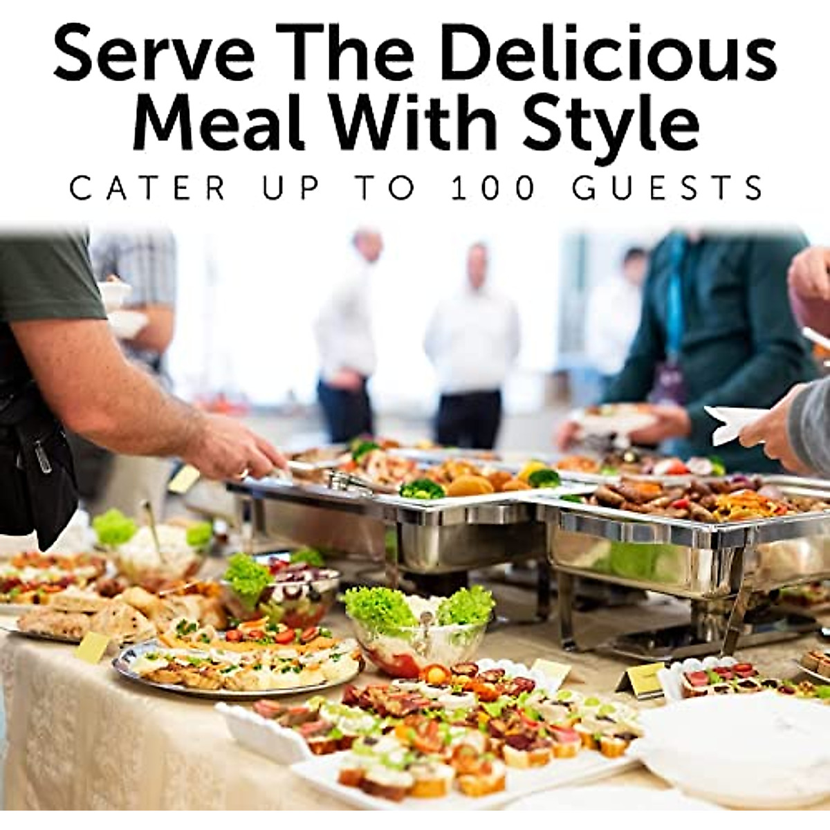 BESTYTY 40-Pack Clear Plastic Plates - 6-Inch Microwave Safe Plastic Plate - Disposable Clear Plates for Party, Wedding Dessert Plates, Catering Disposable Plates, Food Service Supplies