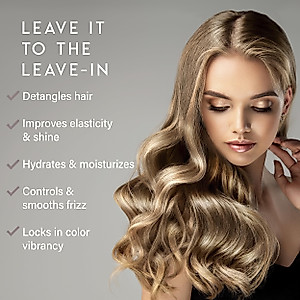 ALURAM Coconut Water Leave-In Conditioner for Healthy, Hydrated Hair, 8 Fl Oz