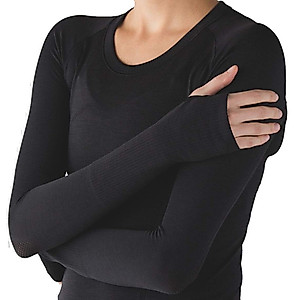 lululemon Swiftly Tech Long Sleeve Crew (Black, 8)