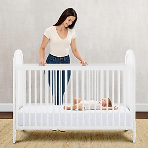 Serta Perfect Start Dual Sided Baby Crib Mattress & Toddler Mattress - Waterproof - Hypoallergenic - Premium Sustainably Sourced Fiber Core  GREENGUARD Gold Certified – 7 Year Warranty - Made in USA