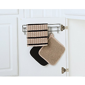 ClosetMaid 3064 6 Hook Towel Rack, Chrome