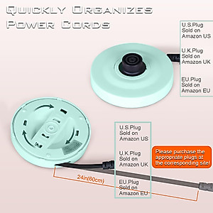 0.5L Small Portable Electric Kettles for Boiling Water, Stainless Steel Travel Kettle, Fast Boil Teapot, Boil-Dry Protection & Auto Shut-Off, Perfect For Traveling Cooking, Coffee, Tea, Eggs(Green)