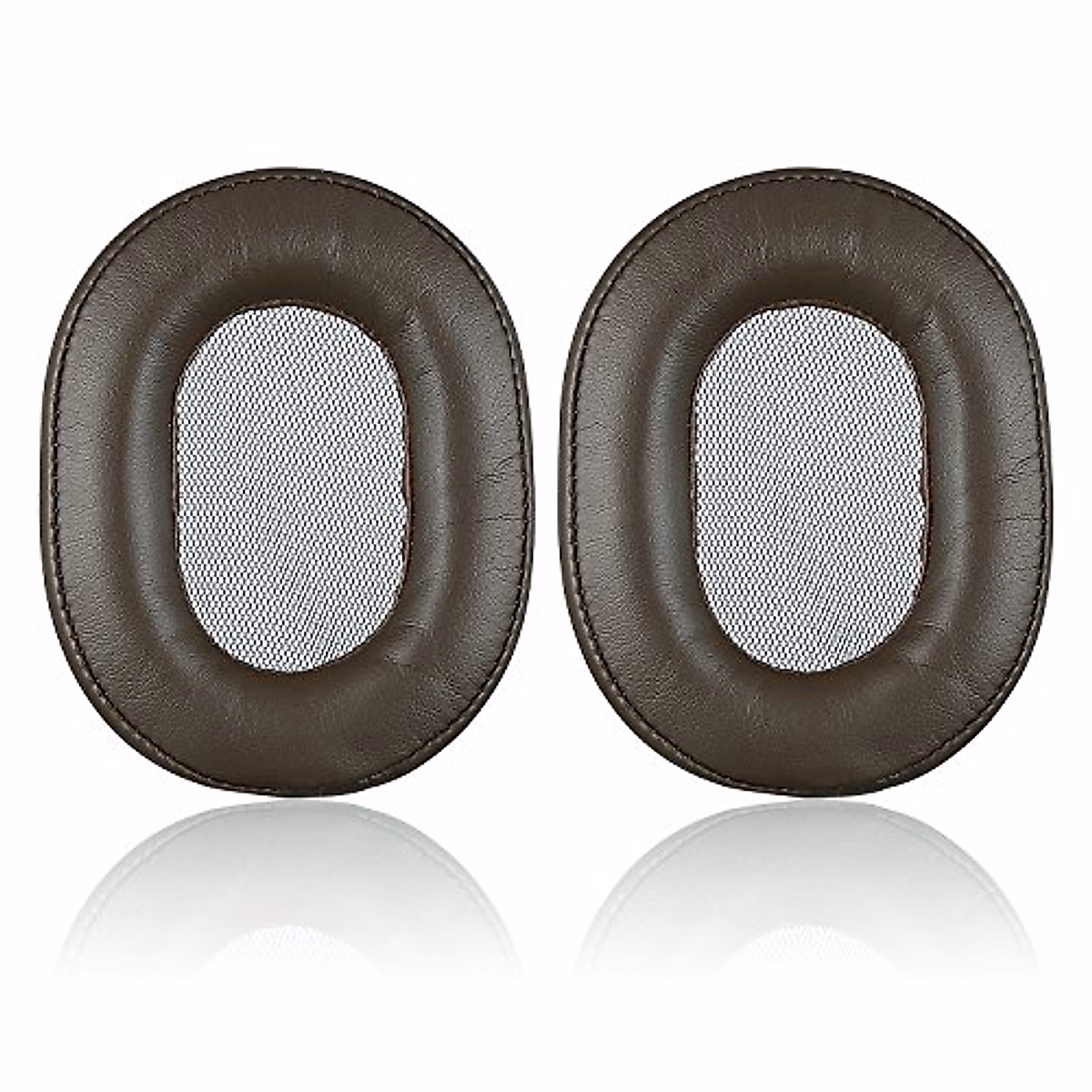 Jecobb MDR-1R Earpads Replacement Memory Foam & Protein Leather Ear Cushion Pads Cover for Sony MDR-1R, MDR-1RNC Headphones (Brown)