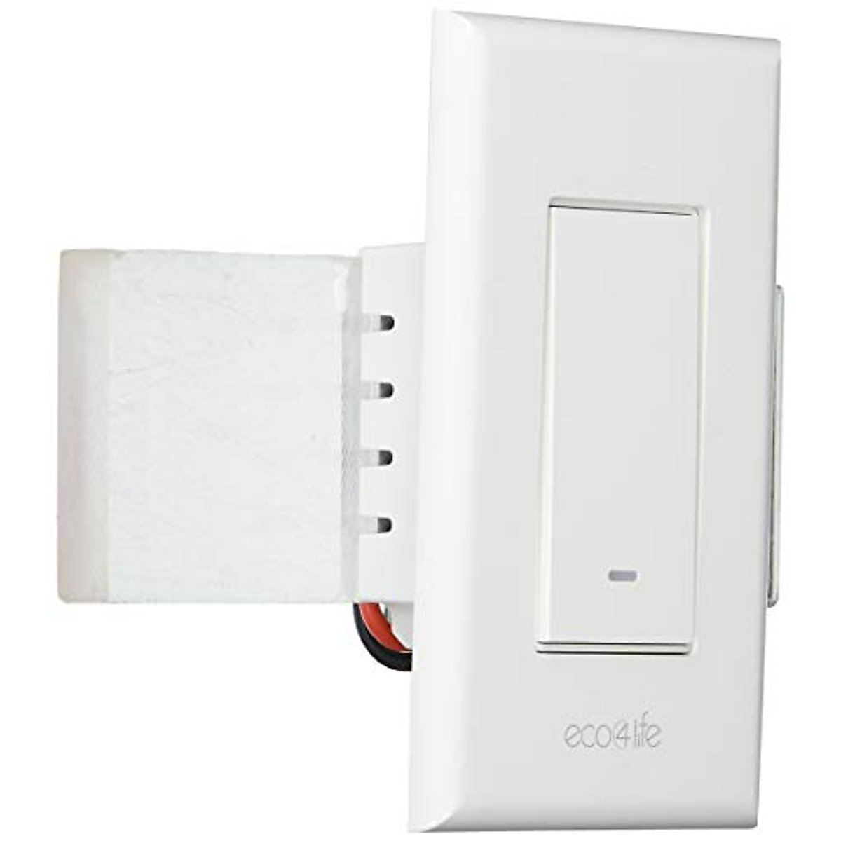 Aluratek ASHS01F Convenient toggling Like a Normal Switch,Dimmable,Remote Control and Automation,Scheduling,Scene Setting, Alexa/Google/IFTTT,Works with Smart, LED or CFL Bulbs,No Hub Required
