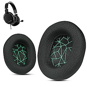Krone Kalpasmos Steelseries Arctis 7 Replacement Earpads, Fabric Replacement Earpads Ear fit SteelSeries Arctis Wirelss Arctis 1, Pro, 3, 5, 7, 7+, 7p, 7X, 9, Prime All Models Wireless Headset, Green