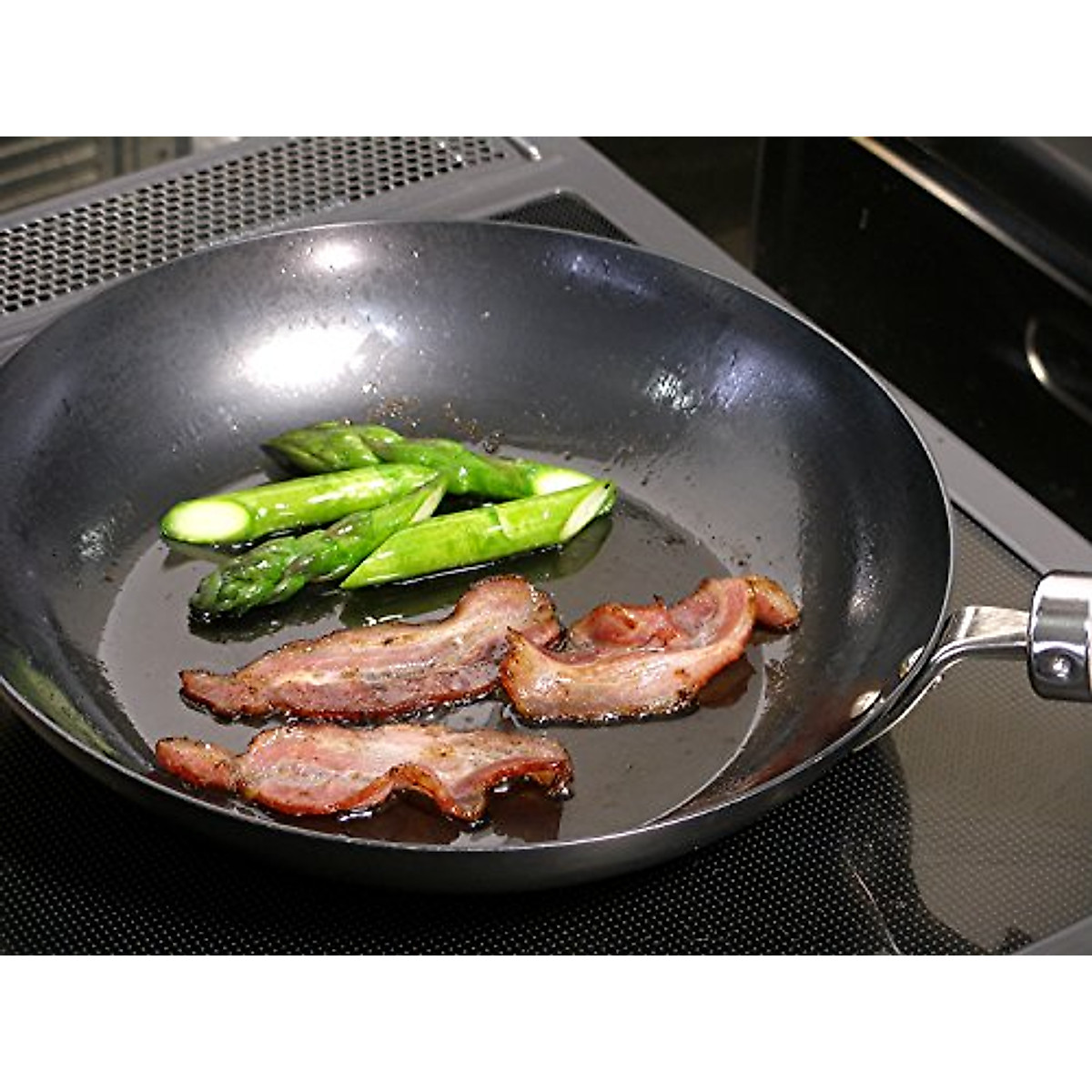 River Light Iron Frying Pan, Extreme Japan, 11.0 inches (28 cm), Induction Compatible, Made in Japan, Wok