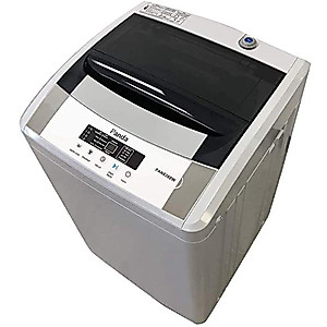 Panda Compact Portable Washing Machine, 1.54 cu.ft, 8 Wash Programs, Top Load Clothes Washer, Gray