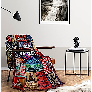Football Gifts for Boys- Football Coach Gifts Men/Women - Boys Football Gifts Gifts Football Players/Lovers Football Team Gifts Gifts Who Love Football Blanket 50'' x 60'' (FOOTBALL GIFT, 60X50IN)