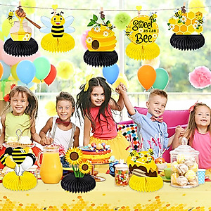 2 Pcs Bee Tablecloth Bumblebee Plastic Table Covers 87 x 51 Inches Disposable Party Tablecovers for Bumblebee Theme Baby Shower Birthday Party Decoration