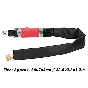 Pneumatic File, Air Reciprocating File Body Saw with Snap Button Switch Pneumatic File Grinding Machine Hardware Tools 6.2bar 90psi for Home