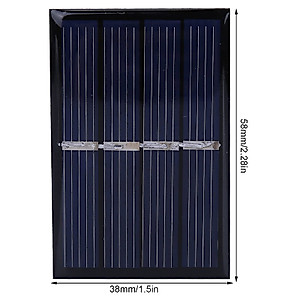 Efficient and Portable 2V 0.28W Mini Solar Panel Battery Charger - Ideal for Outdoor Charging of Small Appliances and Solar Systems