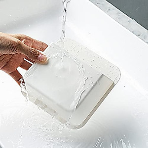 Holder Wall Mount, Cotton Swab Storage Box, for Cotton Balls, Cotton Swabs, Q-Tips, Cotton Rounds, Makeup Pads Storage Canister, for Bathroom, Bedroom, White