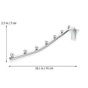 ULTECHNOVO Wall Hung Clothes Drying Rack Wall Mounted Clothes Wall Mounted Clothes Hanger Folding Hanging Rack Clothes Hanger Hanger Rack Garment Swing Arm Hooks