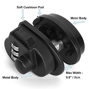 UrbanX Professional Trigger Lock - 3 Digit Combination Lock for Daewoo Precision Industries K5 9×19mm Parabellum - Fits Pistols, Rifles, BB Rifles & Shotguns - 1 Pack