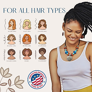 t.botanicals Chebe Leave In Conditioner Hair Growth with Provitamin B5, Thickening Strengthening Chebe Butter, Chebe Powder, Chebe Oil, Silk Amino Acids, Collagen (Unscented, 8 oz)