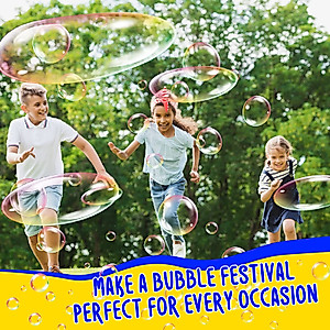 FairySandy 8 Pieces Giant Bubble Wands Big Bubble Wands for Kids Outdoors Bubble Toy for Birthday, Outdoor Activities, Party Favors, Giant Bubble Solution Not Included (Red)