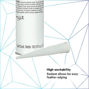 3M Auto Glass Urethane Windshield Adhesive, 08693, Medium Viscosity, High-Strength, Fast-Curing, 310 mL/10.5 fl oz Cartridge , Black