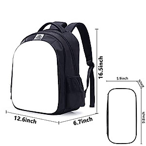 WZYP Kids Hedgehog Cartoon Black Backpack,Anime Travel Duffel