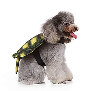 Funny Pet Clothes Turtle Cosplay Clothes Creative Halloween Costume for Puppy Dog (Size S) Pet Dog Utensils
