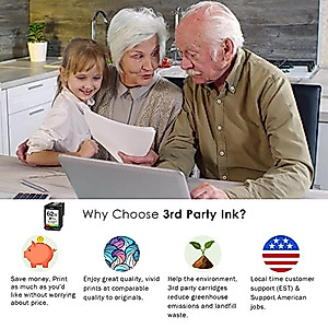 Limeink Remanufactured Ink Cartridge Replacement for HP 62xl Ink Cartridges Black for HP Ink 62 XL for HP Ink Cartridge for HP Envy 7640 Printer for HP Ink 62xl Black