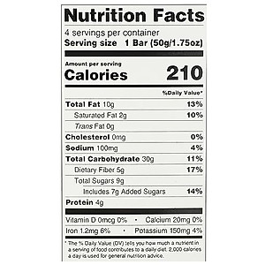 Dave's Killer Bread Organic Snack Bar, Trail Mix Crumble, 19g Whole Grains, No Artificial Ingredients or Preservatives, Kosher, USDA Certified Organic, Non-GMO, 4 Count, 7 Ounce (Pack of 6)