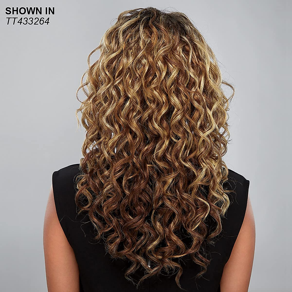 Especially Yours Arianna Headband Wig On-Trend Mid-Length Wig with Soft Curls and Great Volume/Runway Shades of Black and Brown