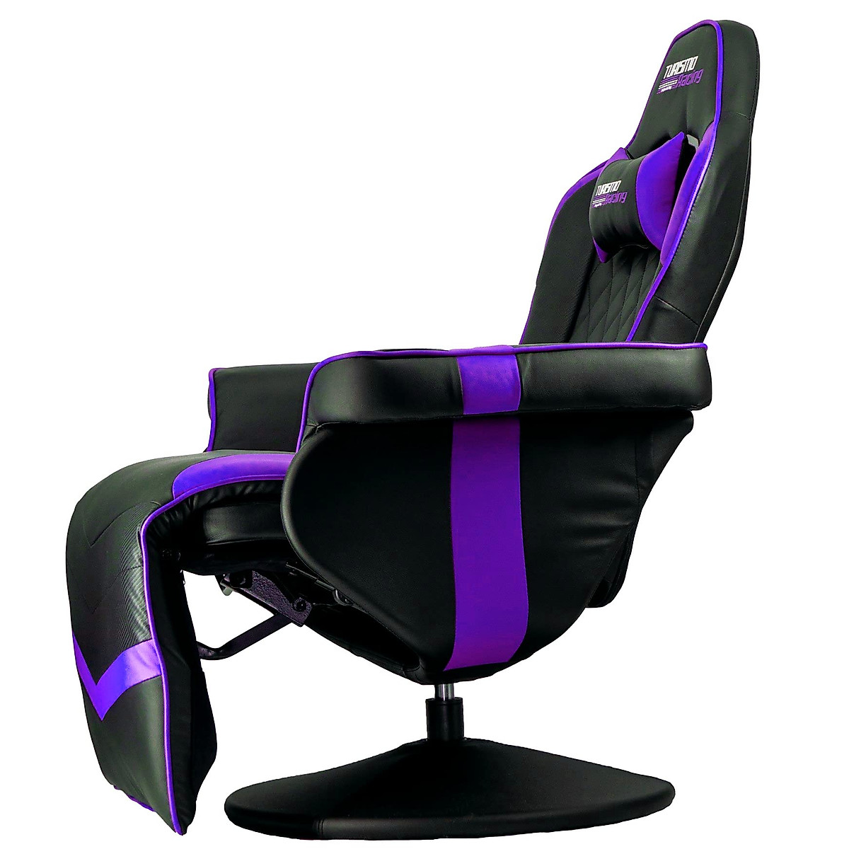 Turismo Racing Stanza Gaming Recliner - Ultimate Reclining Chair for PlayStation 5 and Xbox Gaming - Purple