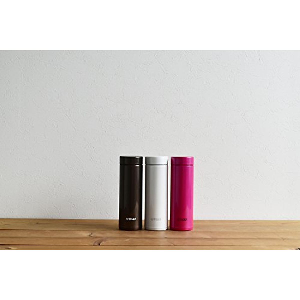 Tiger Water Bottle 300ml Stainless Mini Bottle Sahara Mug Lightweight MUJURYOKU Passion Pink MMP-G031-PA