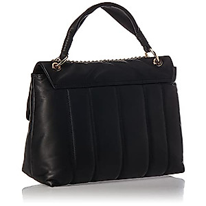 Ted Baker Leather Puffer Quilt Detail Shoulder Bag, Black