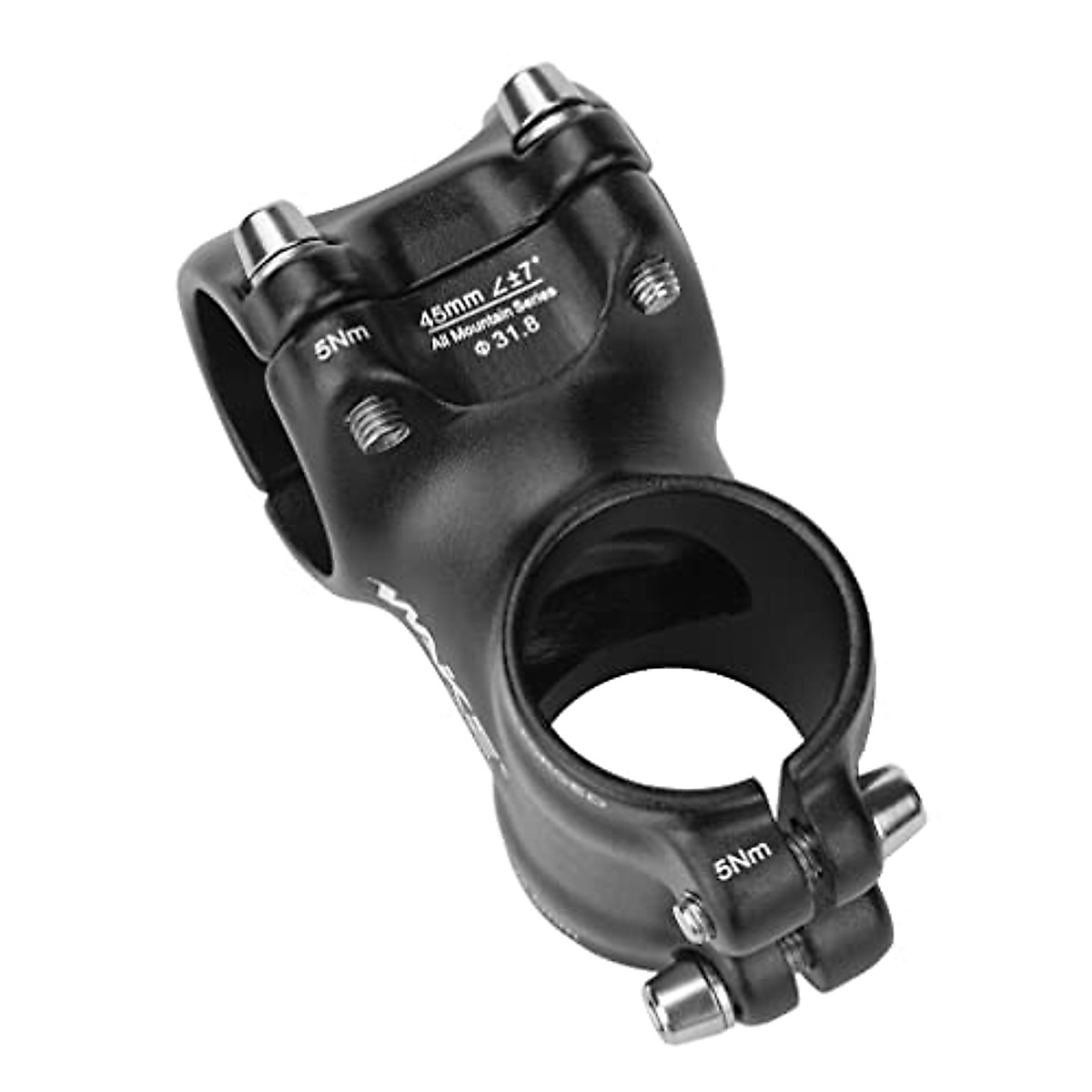 CYSKY 31.8 Bike Stem 7 Degree 45mm MTB Stem Handlebar Riser Extender for Road Bike, Mountain Bike, MTB, BMX, Cycling (45mm)