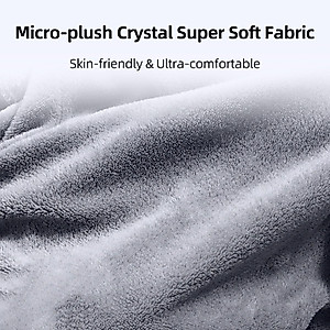 Remo Neck Heating Pad, Portable Cordless Heating Pad for Neck Pain, Compact Heated Neck Wrap with Soft, Heated Scarf Gift for Family,Gray