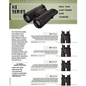 Steiner HX Series Binoculars, Versatile, Clear, High Precision Adventure Optics for Low Light and Daylight Situations, 10x42