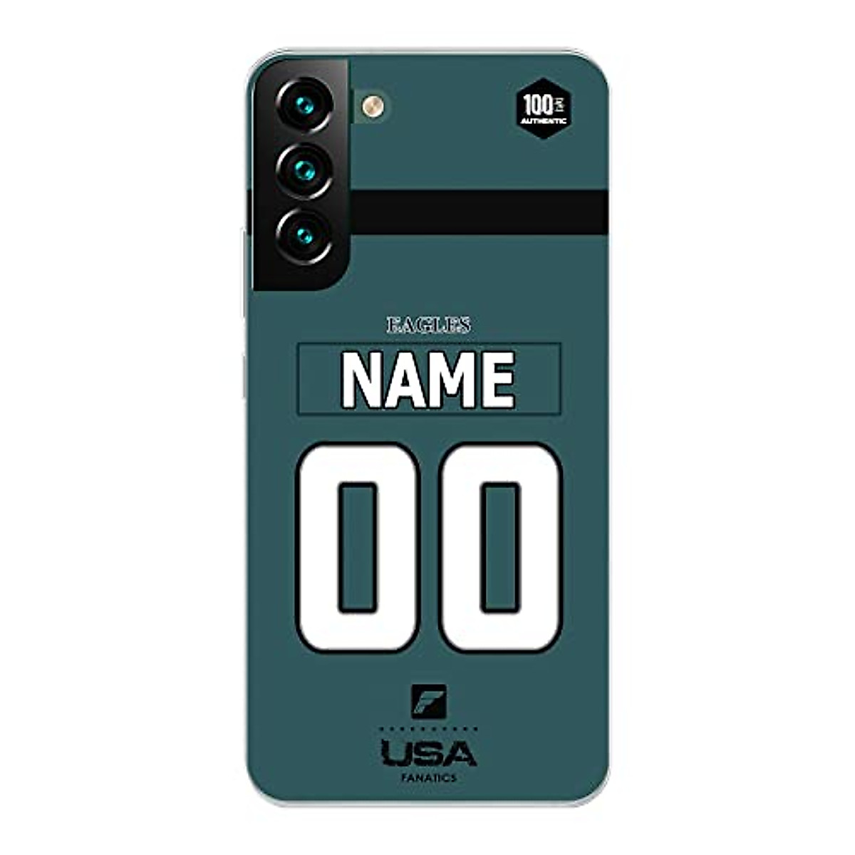 Football Phone Case Philadelphia USA Customize Your Name and Number Silicone Transparent - Compatible iPhone and Samsung (Samsung Galaxy A04)