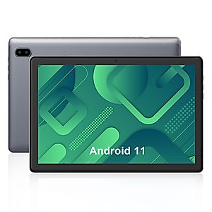 KAKTIN Tablet 10 inch Android Tablet,1080p HD Touchscreen Tablet,2.4G WiFi Tablets,Quad-Core Processor,32GB Storage,2G RAM,6000mhA Long Battery Life, Android 11 OS,Grey
