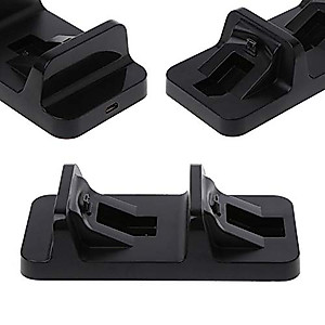 Dual USB Charging Dock Station Stand for PS4 4 Controller Handle Charger for PS4
